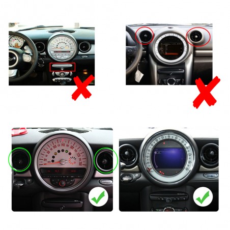 AUTORADIO NAVIGATORE MINI COOPER R55 56 57 R60 R61 DAL 2007 CON NAVI ...